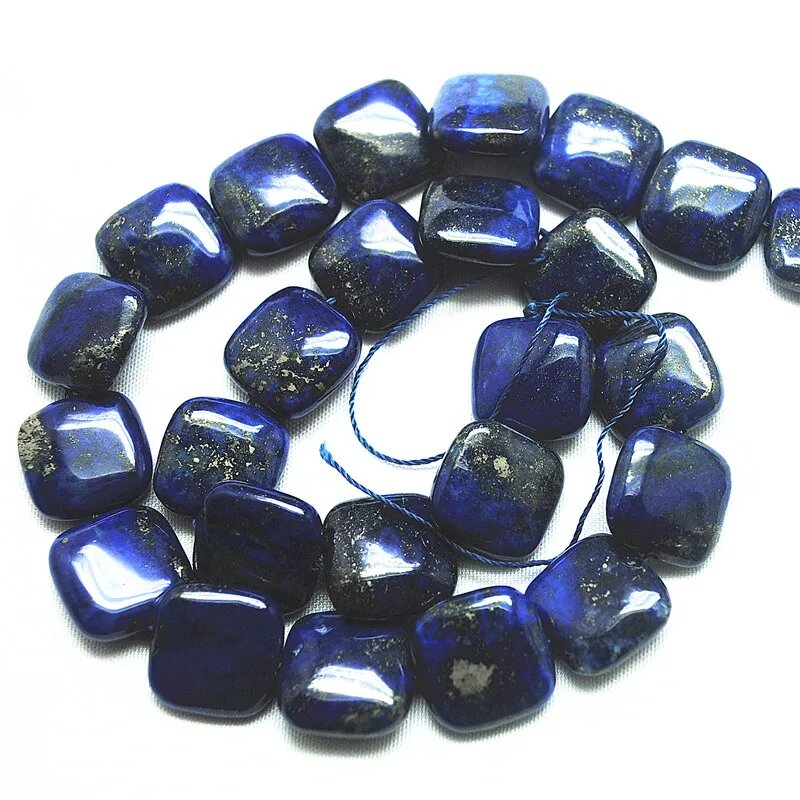 Коричневая яшма для бижутерии socharming Темно-синий, 14x14mm 28pcs