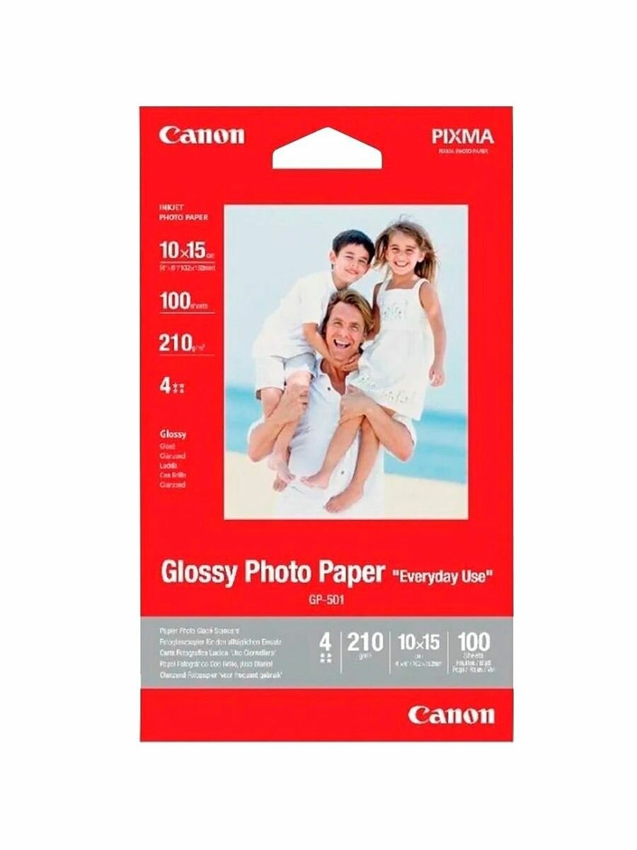 Фотобумага CANON GP-501 10x15cm (0775B003), официальная гарантия