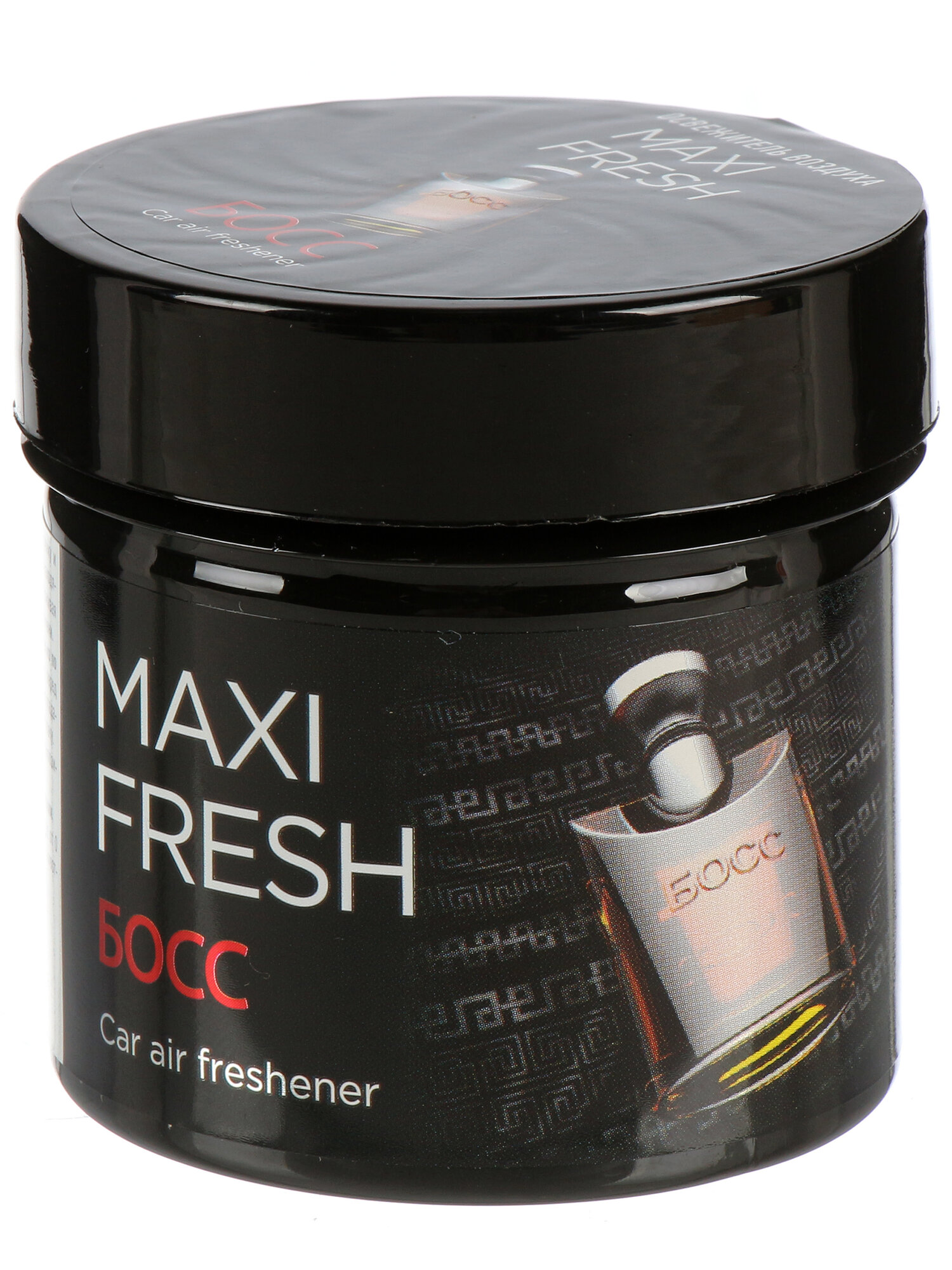 Ароматизатор Maxi Fresh Босс CMF-127, стильный освежитель воздуха в банке под лобовое стекло, мужской автопарфюм