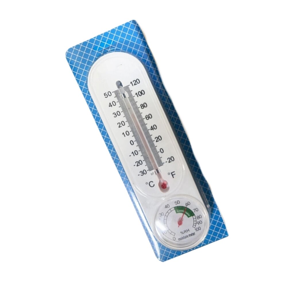 Термометры Температуры Столба жидкости от -30 ℃ до 50 ℃ И Аналоговый Гигрометр - Двухфункциональный Инструмент Для Измерения Климата В помещении