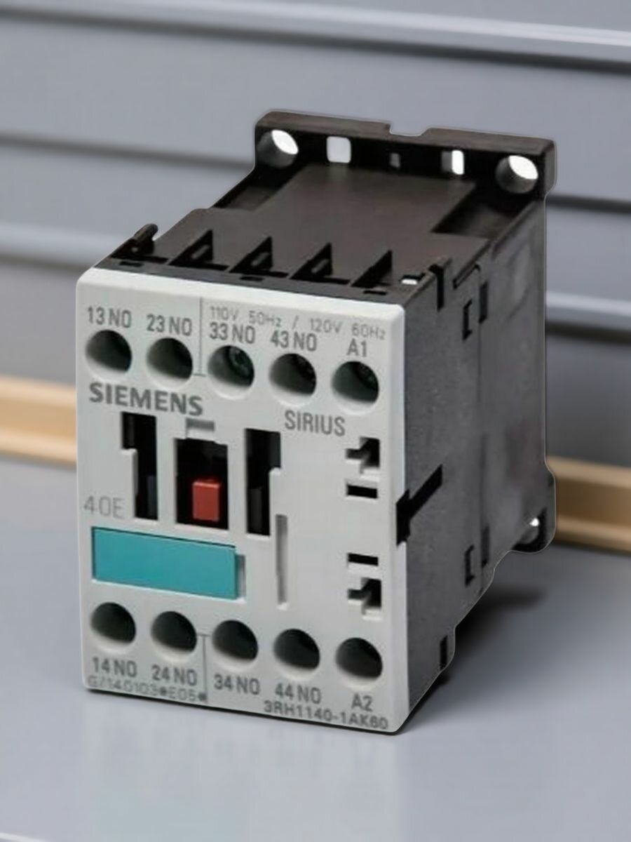 Вспомогательный контактор силового реле 6А, 220В 2НО+2НЗ 22E Siemens цепь 110V Siemens