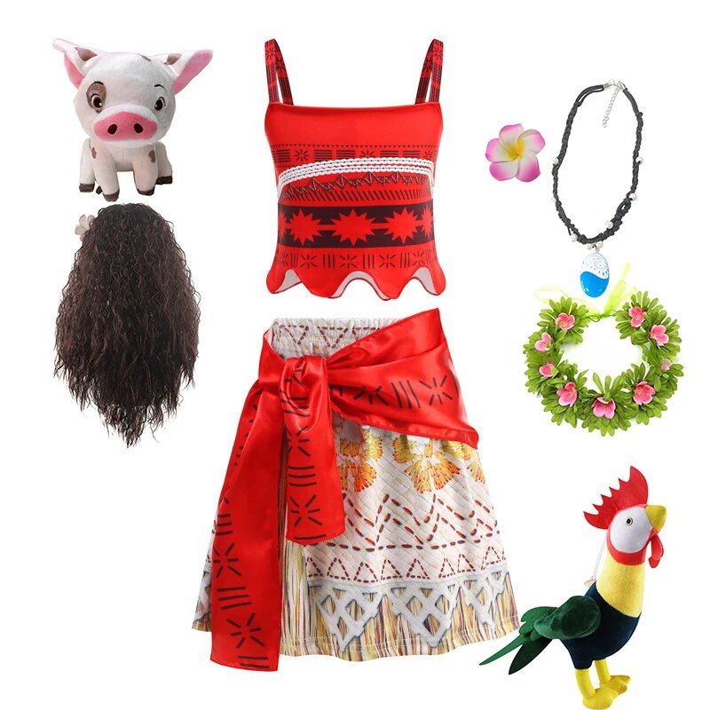 Платье принцессы Моаны Disney для девочек Size 120, Moana 05