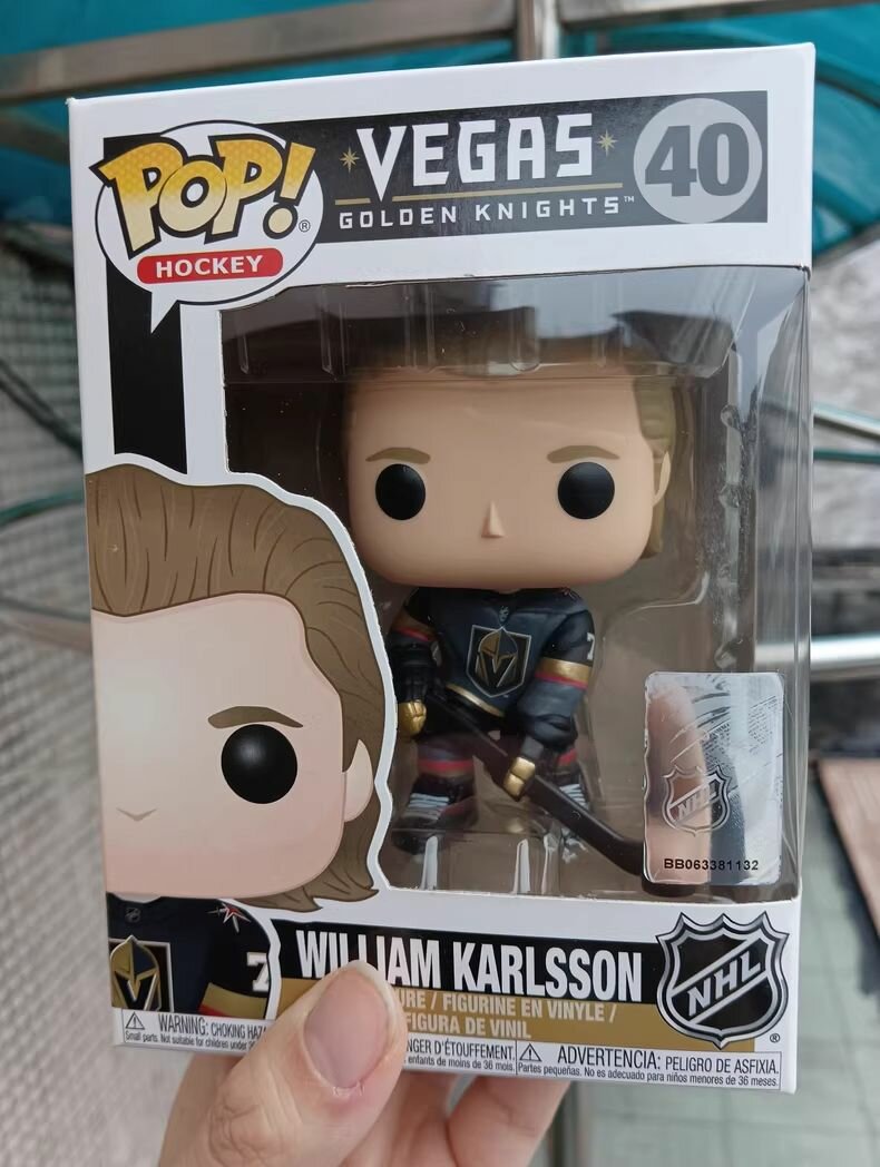 Фигурка виниловая Уильям Карлссон из команды Vegas Golden Knights, номер 40