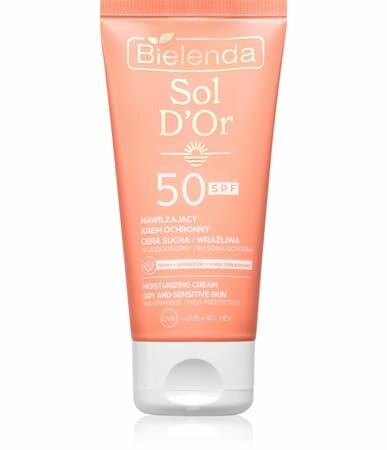 Средство солнцезащитное Bielenda Sol D'or, spf 50, 50 мл