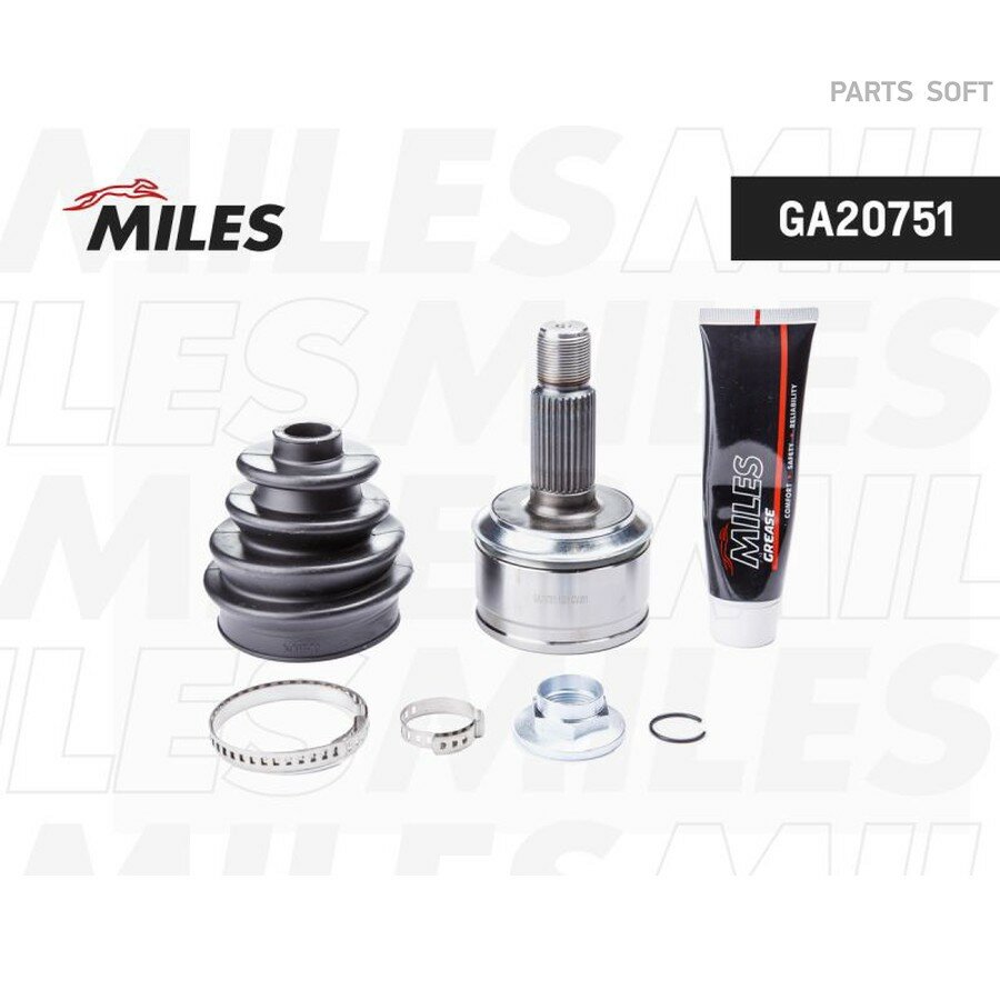 GA20751 Шарнир равных угловых скоростей от официального дистрибьютора, MILES, артикул GA20751