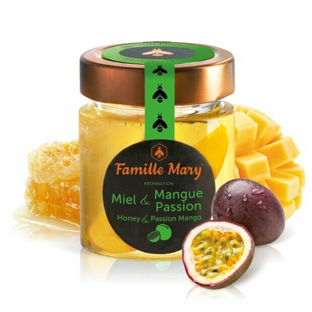 Мед акациевый с манго и маракуйей Miel & Mangue Passion