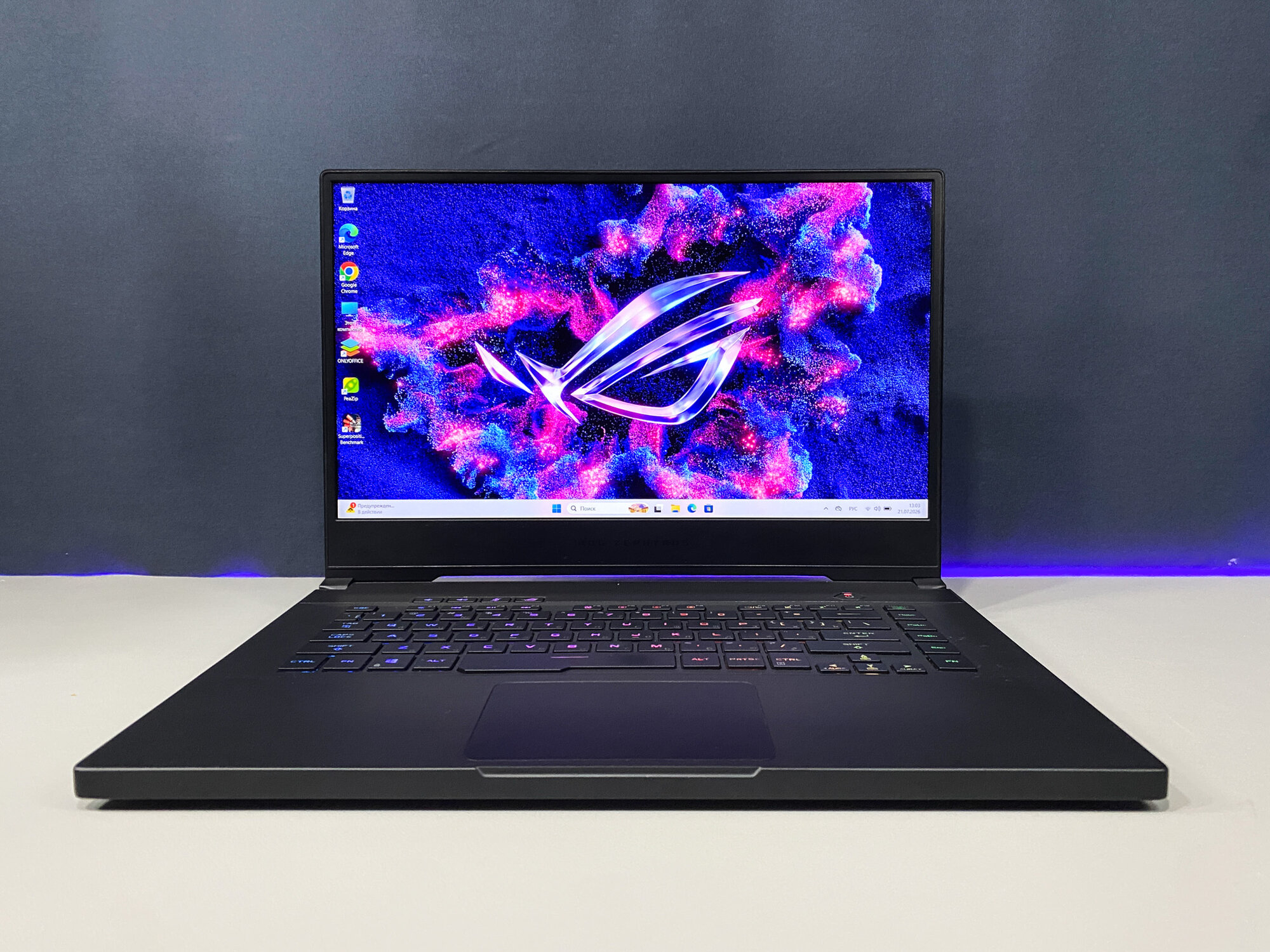 Игровой Ноутбук Asus ROG Strix 15.6"240Hz/Intel Core i7-9750H 6/12*2.60-4.50GHz/16Gb/RTX 2070-8Gb/SSD512Gb