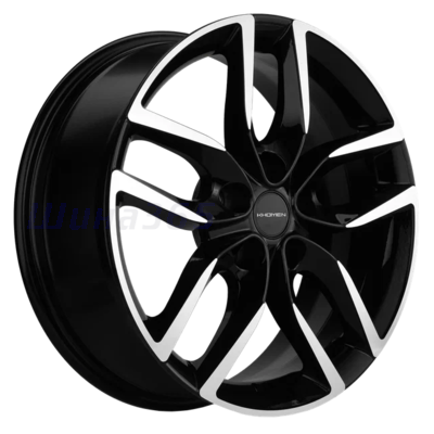 Литой колесный диск Khomen Wheels KHW1708 (XCeed) 6,5x17/5x114,3 ET40 D67,1 Black-FP