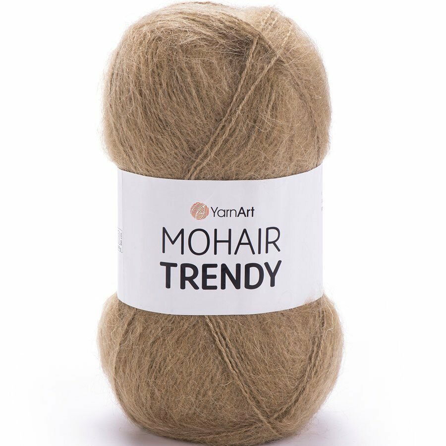 Пряжа Yarnart MOHAIR TRENDY 116 песочный (5 мотков)