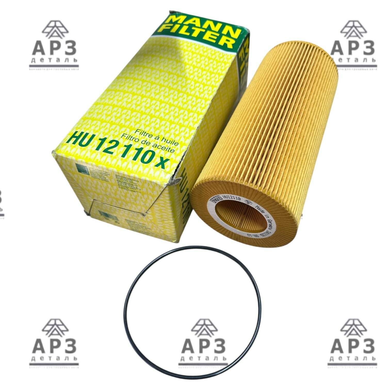 Элемент МФ A0001802909 (бумажный) а/м КАМАЗ 5490/ MB Axor/Setra (MANN-FILTER)