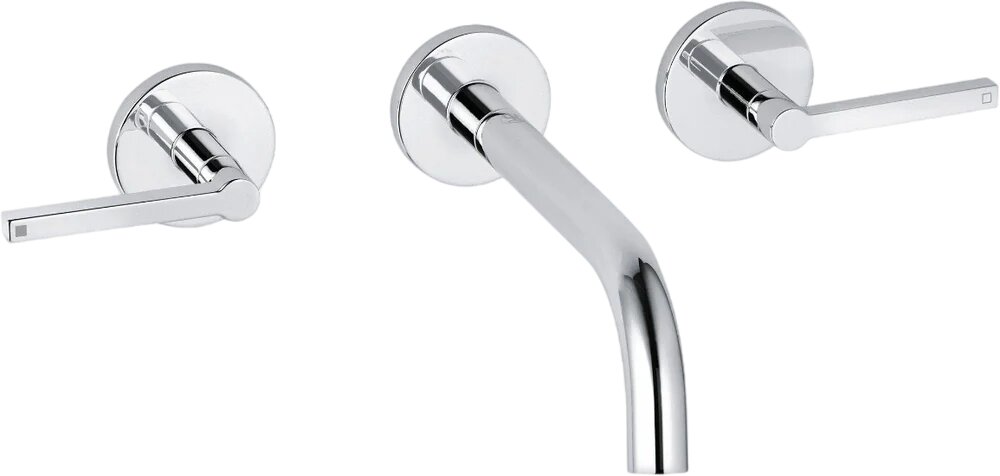 Смеситель для раковины Kludi Nova Fonte Puristic 201440515 встраиваемый, скрытого монтажа, хром, глянцевый, кран для ванной в раковину, из латуни