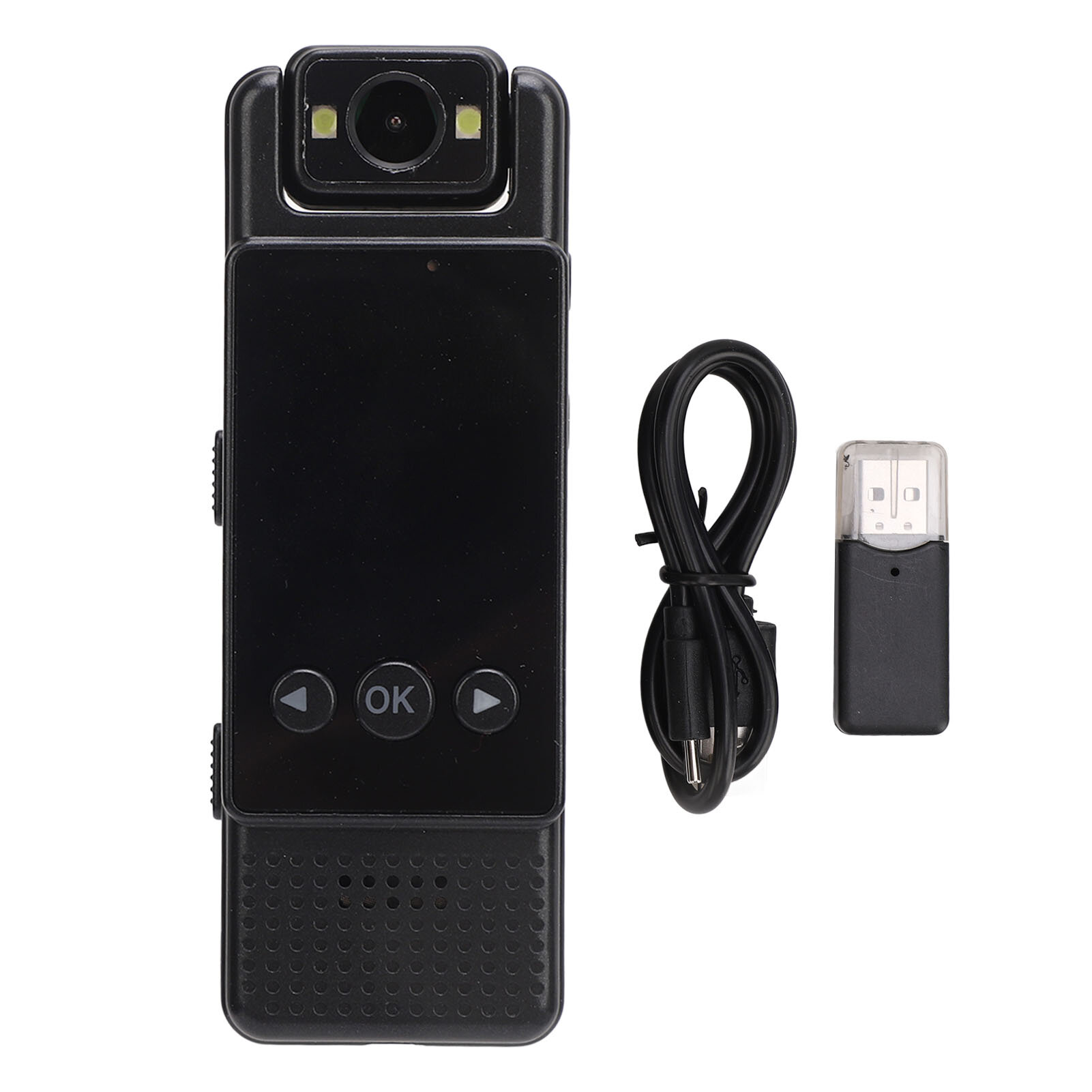 Тело изношенное камера Wi -Fi 1080p HD Night Vision Plack Decotence Recordsing Pocket Video Recorder с зажимным зажимом и приложением для охраны