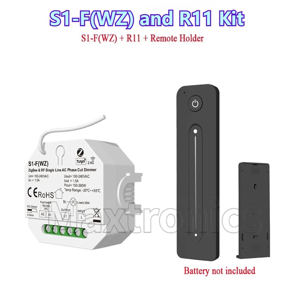 Радиочастотный диммер SAGE LU MEI S1-F (WZ) для светодиодных ламп S1-F(WZ) and R11 Kit