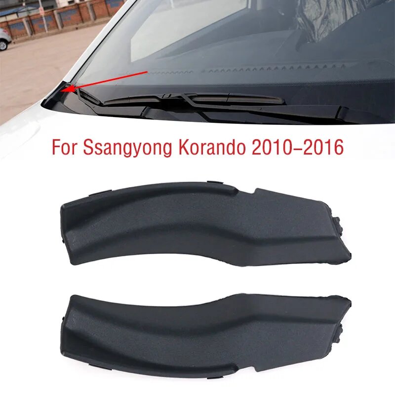 Для Ssangyong Korando 2010-2016 автомобильное переднее лобовое стекло, угловая накладка, боковая накладка стеклоочистителя, крышка, панель, 1pc right, 7943034000
