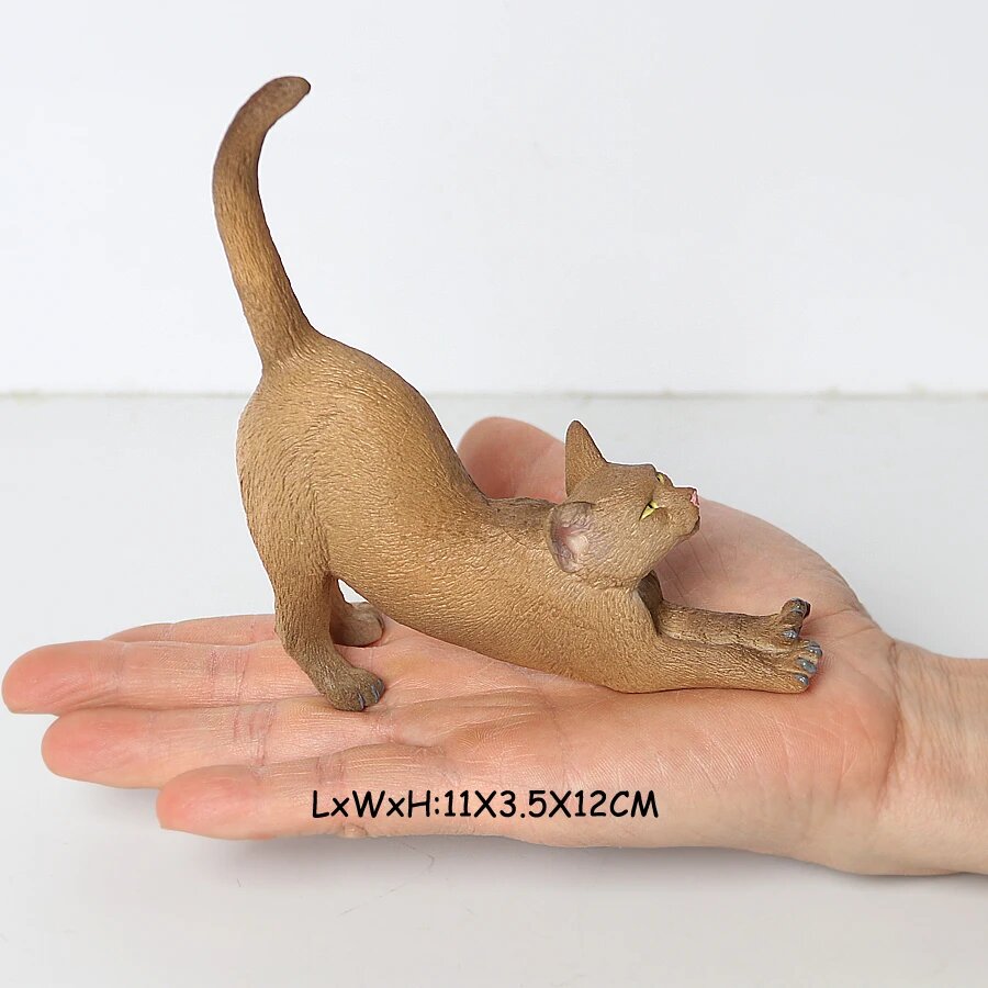 Фигурка кошки Korat, 11x3.5x12см