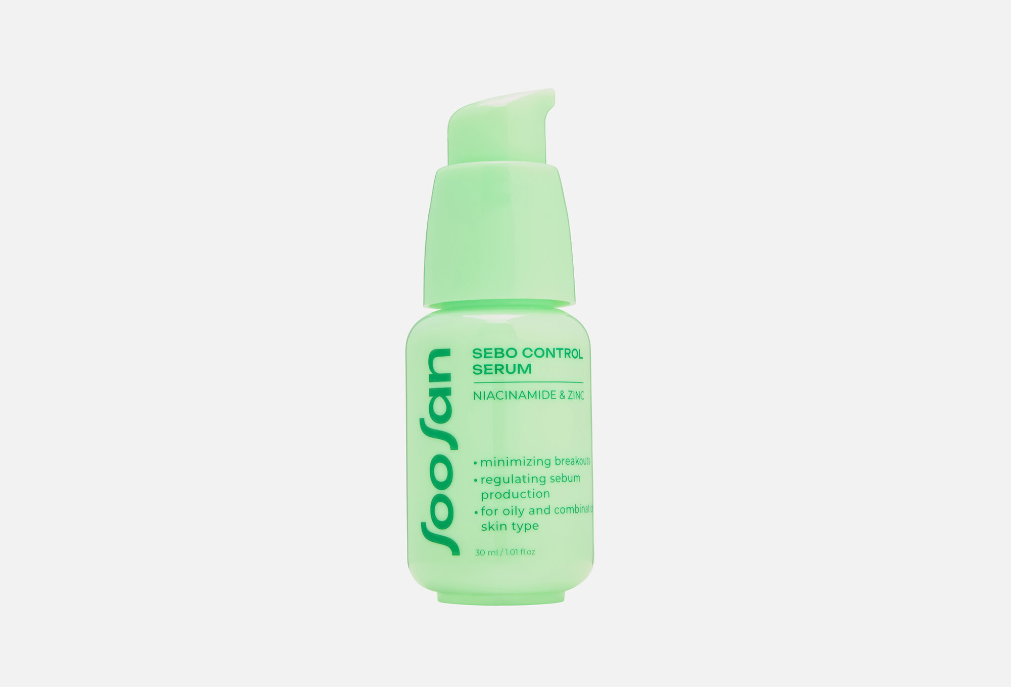 Себорегулирующая Сыворотка для лица SOOSAN Niacinamide & Zinc 30 мл
