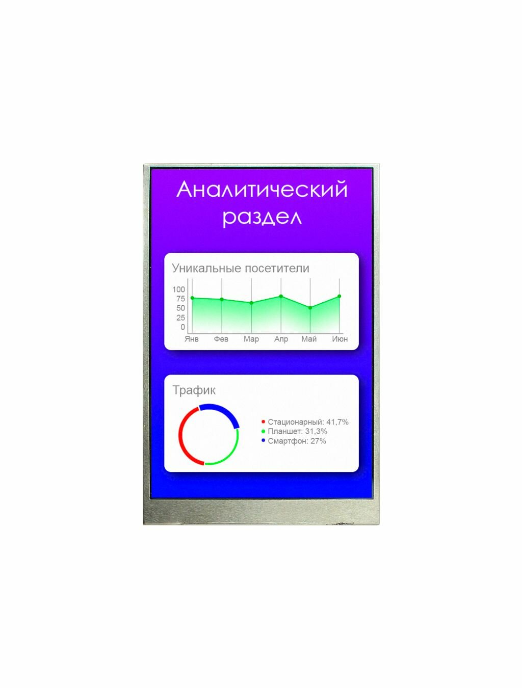 DMG48320F035_01WN Экранный модуль DWIN HMI 3.5" IPS 320*480
