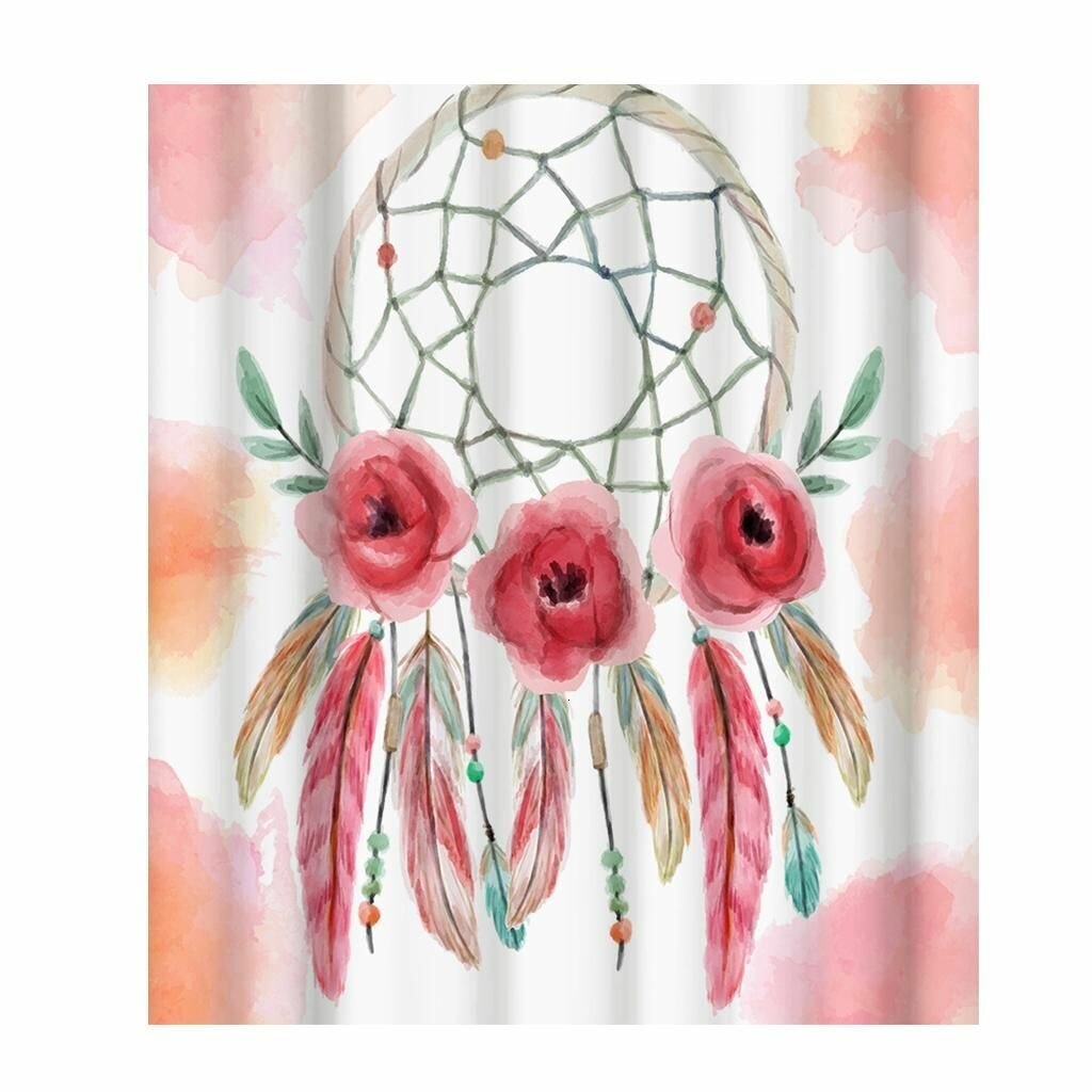 Штора для ванной, Занавеска для душа серии Dreamcatcher-BMW01-9