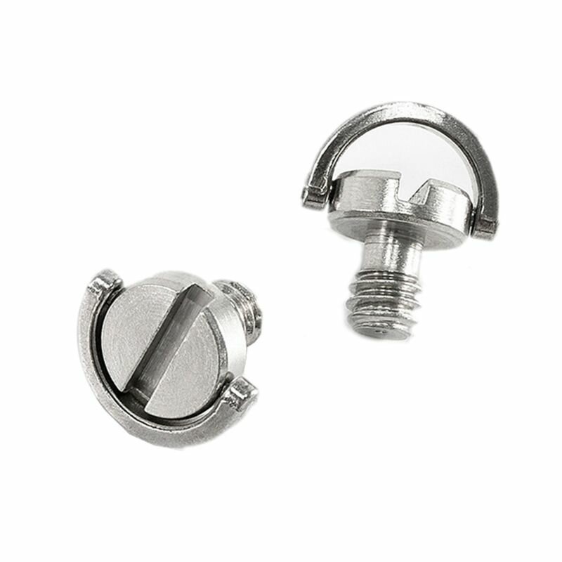 2 шт. Быстросъемные винты с D-кольцами 1/4 дюйма для DSLR и монопода