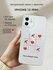 Чехол на Apple iPhone 12 mini / Айфон 12 Мини с принтом "love always wins - 14 ф...
