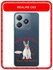 Чехол на Realme C63 / Реалми С63 с принтом "Heal the rabbit", прозрачный