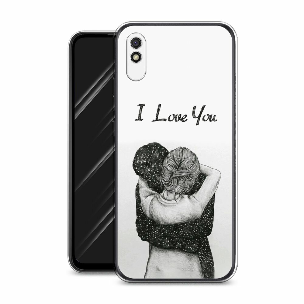 Чехол на Xiaomi Redmi 9A / Сяоми Редми 9А с принтом I love you 1 — фото 1