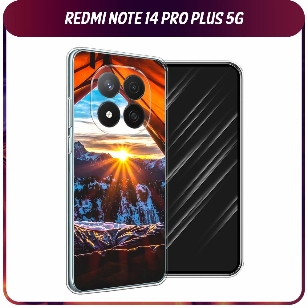 Чехол на Xiaomi Redmi Note 14 Pro+ 5G / Сяоми Редми Нот 14 Про+ 5G с принтом "Горы 7"