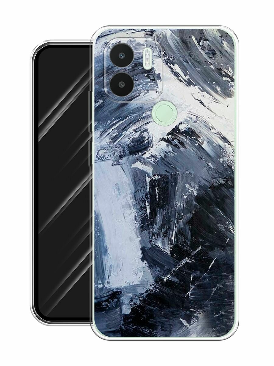 Чехол на Xiaomi Redmi A1+/Redmi A2+/Poco C51/C50 / Редми A1+ с принтом "Абстракция живопись" — фото 1