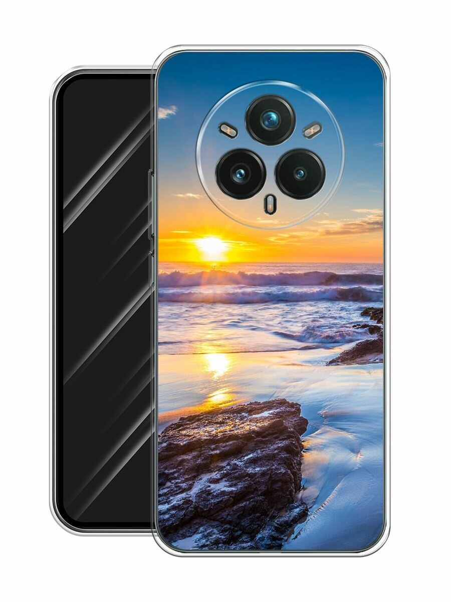 Силиконовый чехол на Realme 14 Pro / Реалми 14 Про с принтом "Восход 6" — фото 1