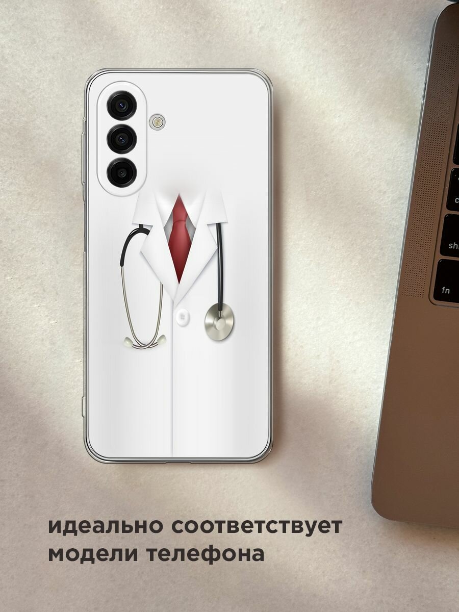 Чехол на Samsung Galaxy A17/A18 / Самсунг А17/А18 с принтом "Халат врача" — фото 1