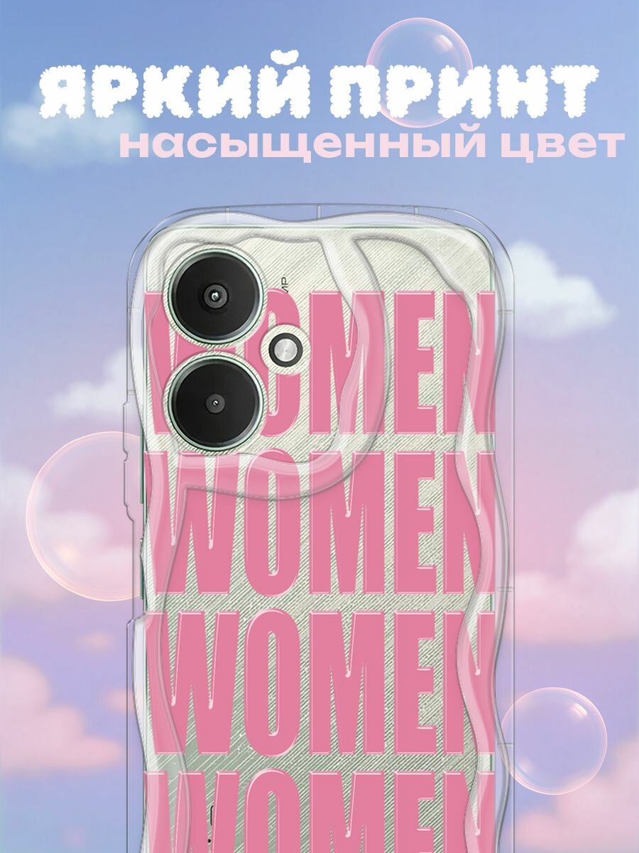 Чехол на Xiaomi Redmi 13C/Poco C65 / Редми 13C/Поко C65 с принтом "WOMEN 2 " — фото 1