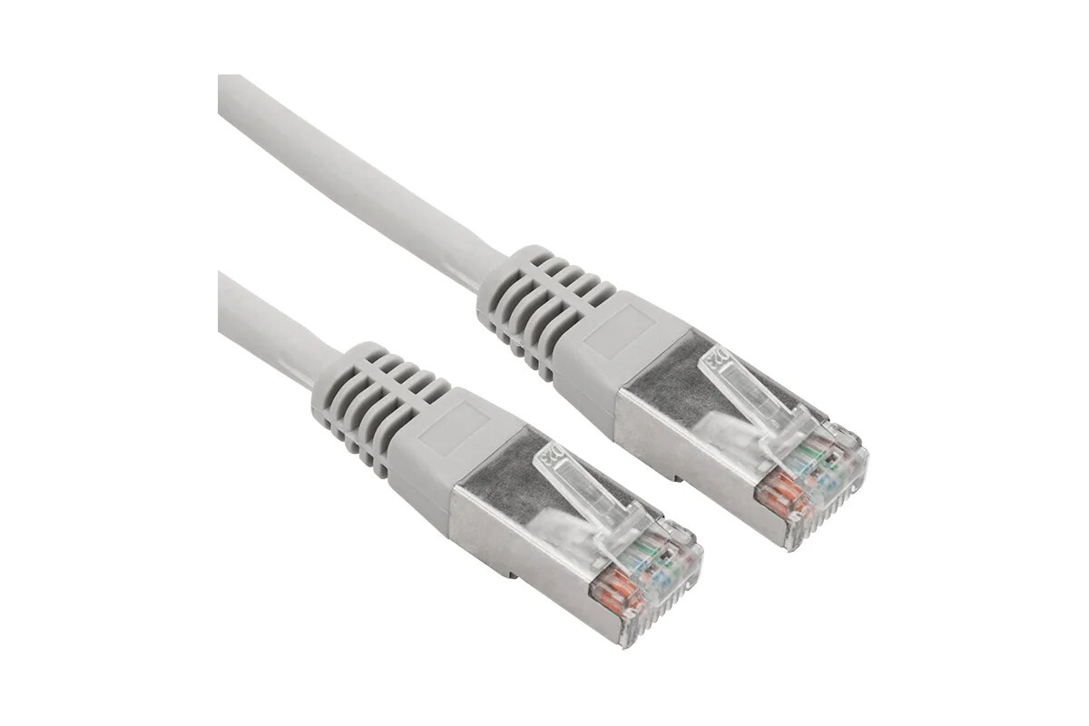 REXANT FTP CAT5e патч-корд экранированный LSZH 2 м серый для сетей Ethernet 18-8005-1