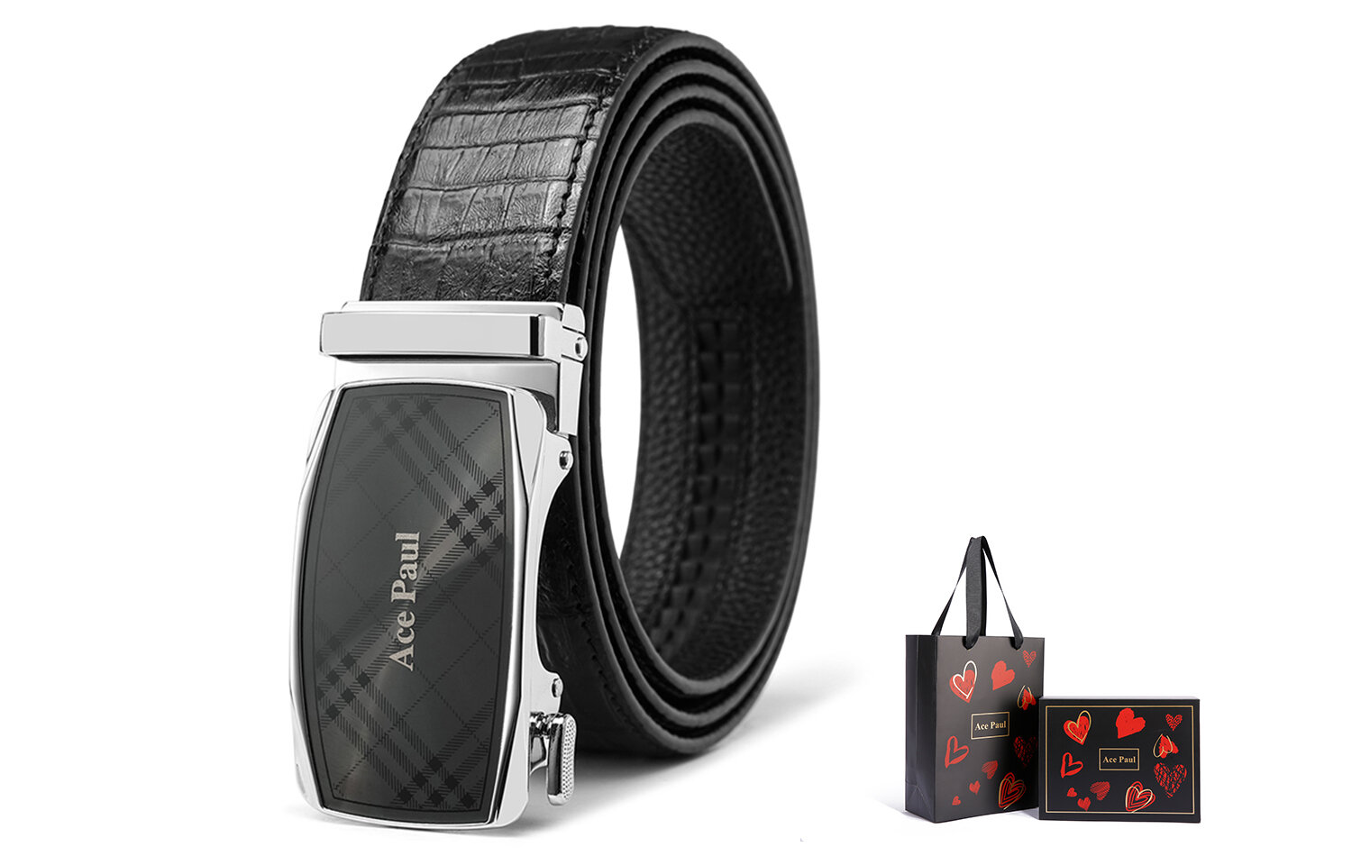 Ace Paul Leather Belts Men's 130cm