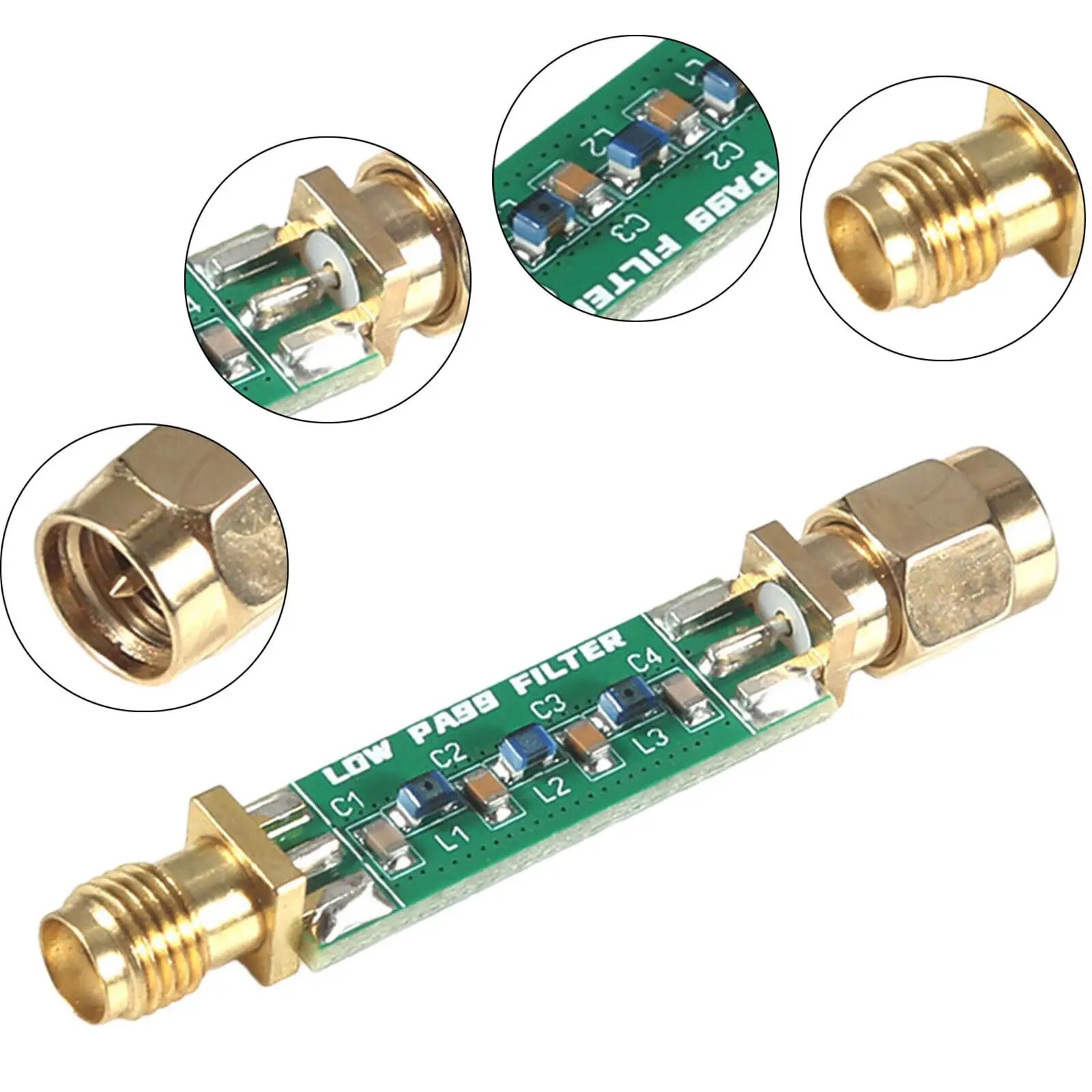 Фильтр нижних частот Lpf 30M - Устройство фильтрации сигнала Lpf Rev1 Эффективный усилитель источника питания HF Надежная плата фильтрации сигнала