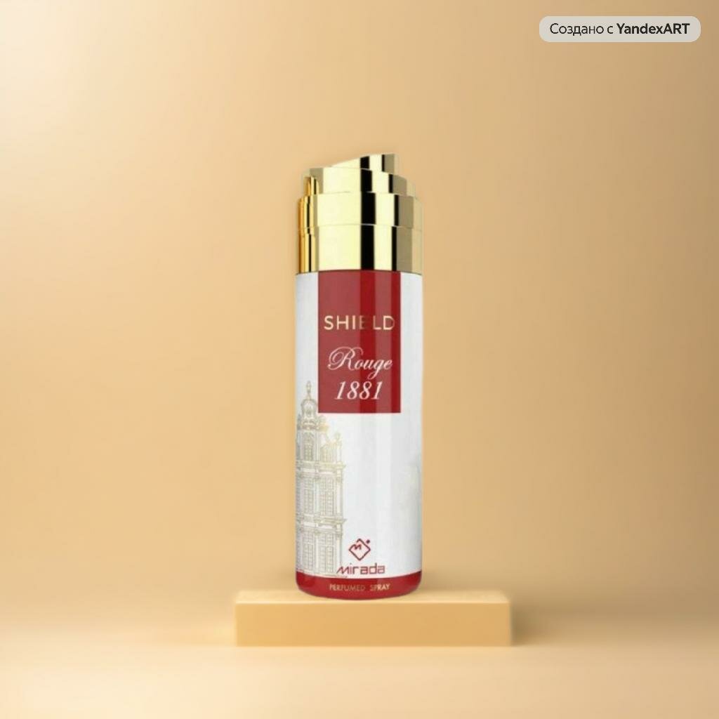 MIRADA Парфюмерный дезодорант женский "DEODORANT SHIELD ROUGE", спрей, 200мл