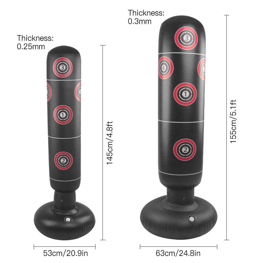 Фитнес-боксерская груша, надувная боксерская груша, боксерская груша, игрушка, ПВХ, боксерская башня, мешок