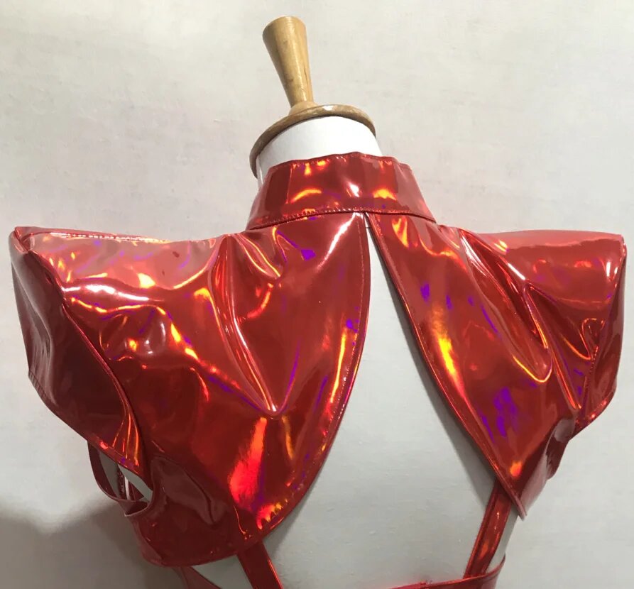 LOBUDEK кожаный наплечник для джаза S, Красный, Red