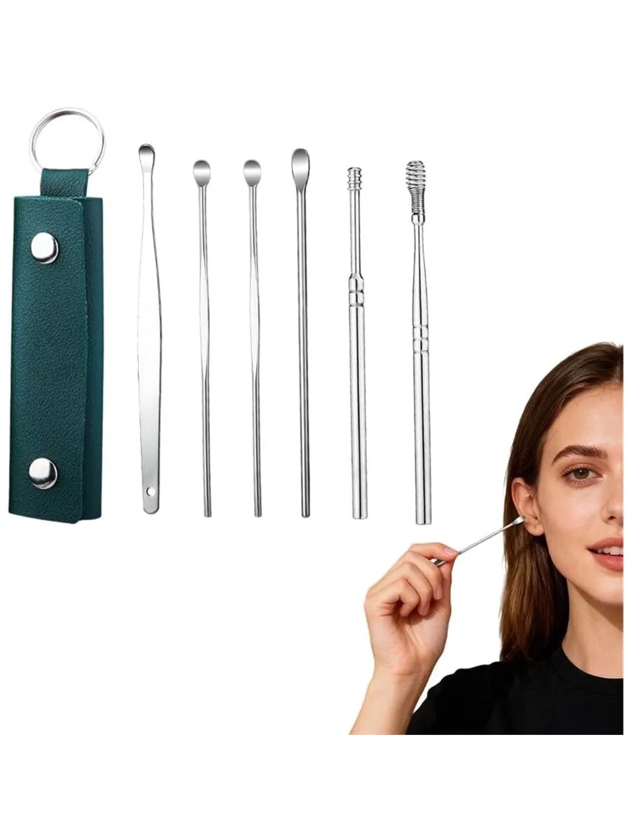 Набор для удаления ушной серы из нержавеющей стали