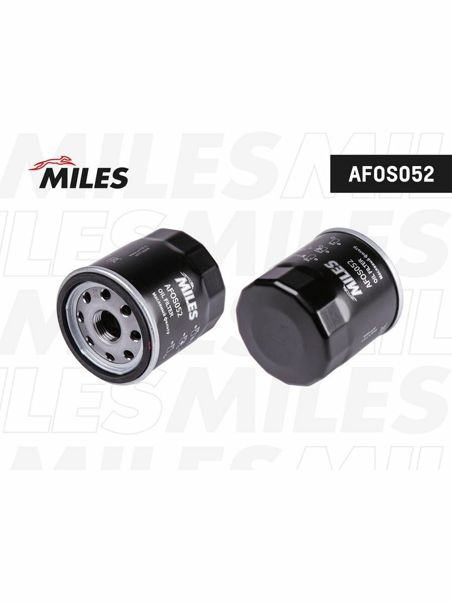Фильтр масляный MILES AFOS052 для а/м TOYOTA Corolla, Camry / Тойота Королла, Камри
