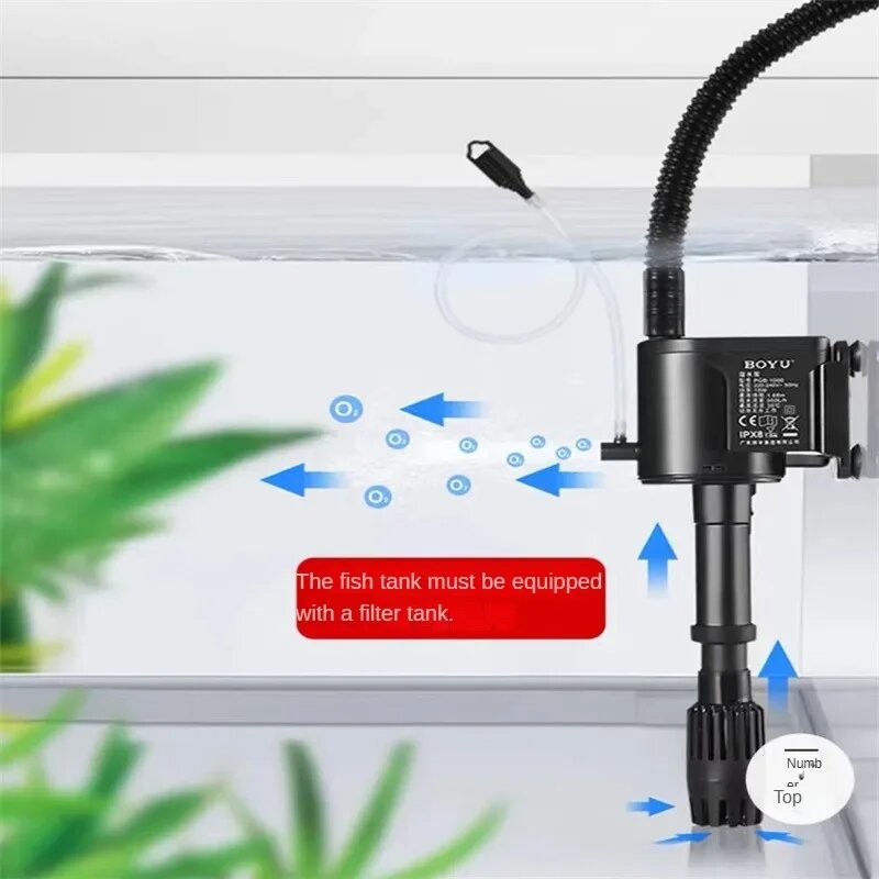 Boyu тихий аквариумный фильтр PGB-750 1000 1500 PGB-1000, water pump