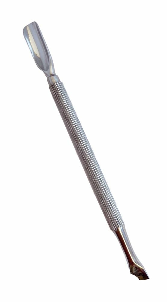 Пушер двухсторонний профессиональной серии (лопатка широкая + топорик широкий скошенный) Zinger P08 SH-Salon