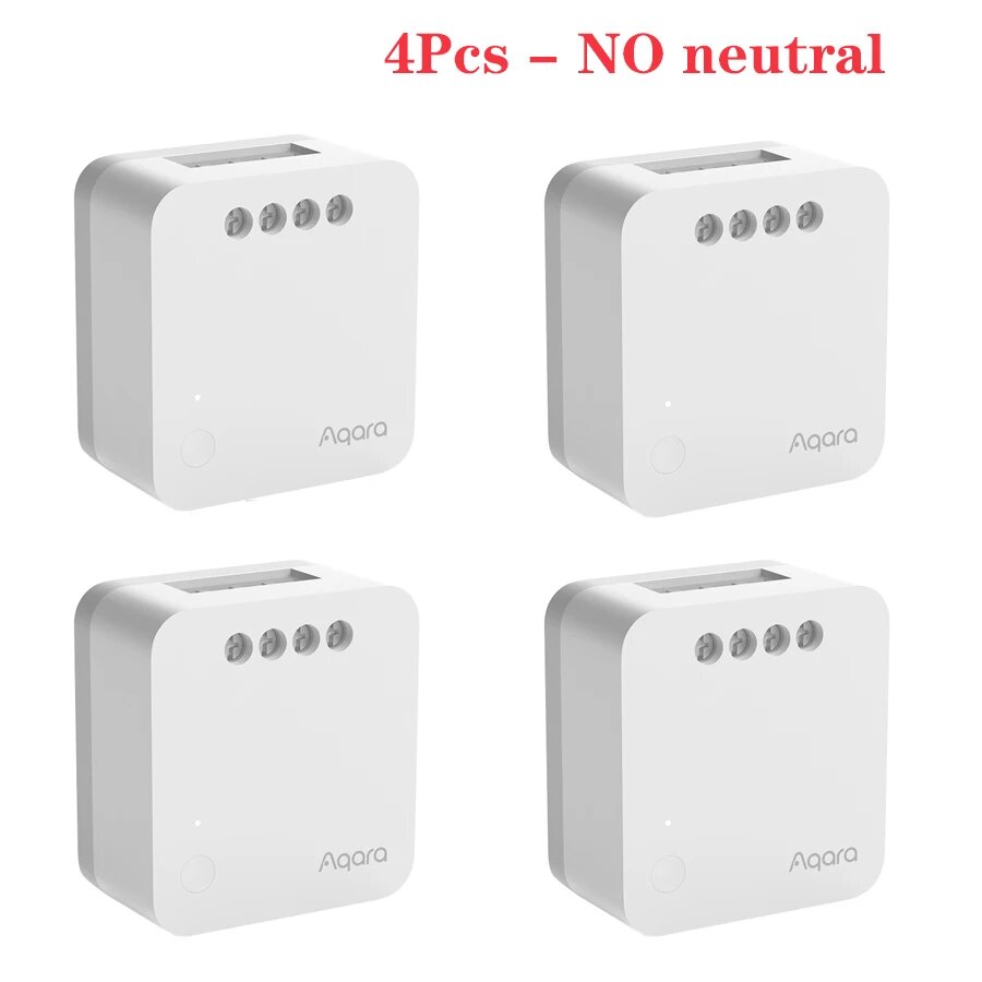 Aqara Single Channel Relay Controller T1 ZigBee 4 Pcs No Neutral