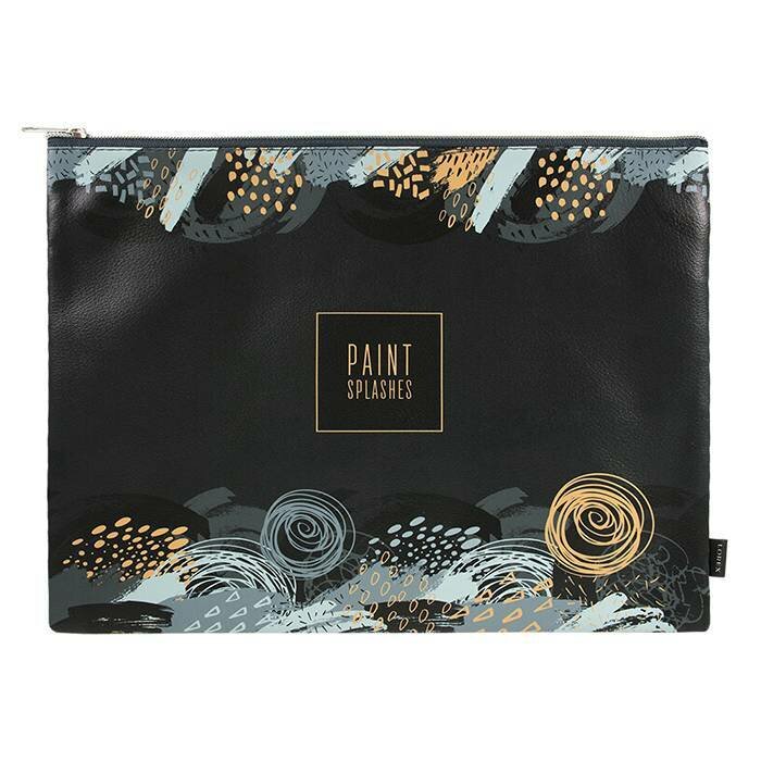 Папка на молнии SPLASHES А4 260х330мм Lorex