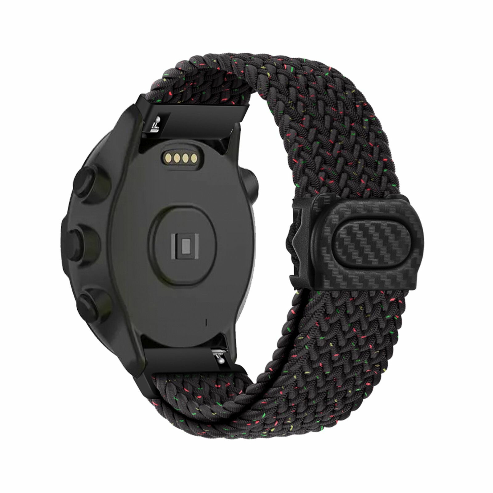 Плетёный ремешок из эластичной ткани для фитнес браслета Suunto 7/Spartan Sport/9 Titanium/9 Baro/Suunto9