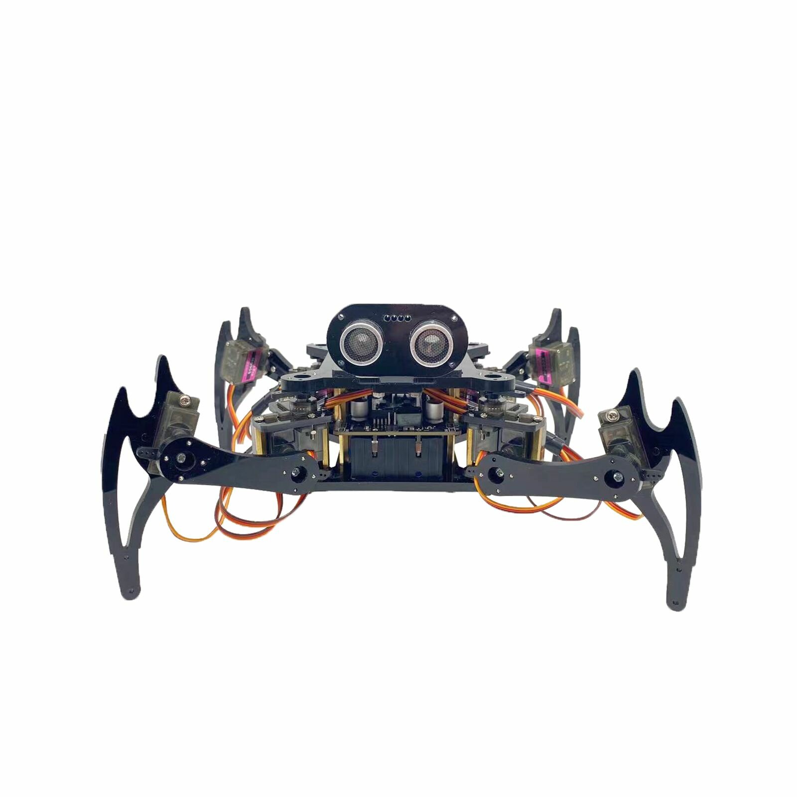 Программирование QuadBot-TAD Четвероногий бионический робот-паук Arduino DIY STEAM Образование