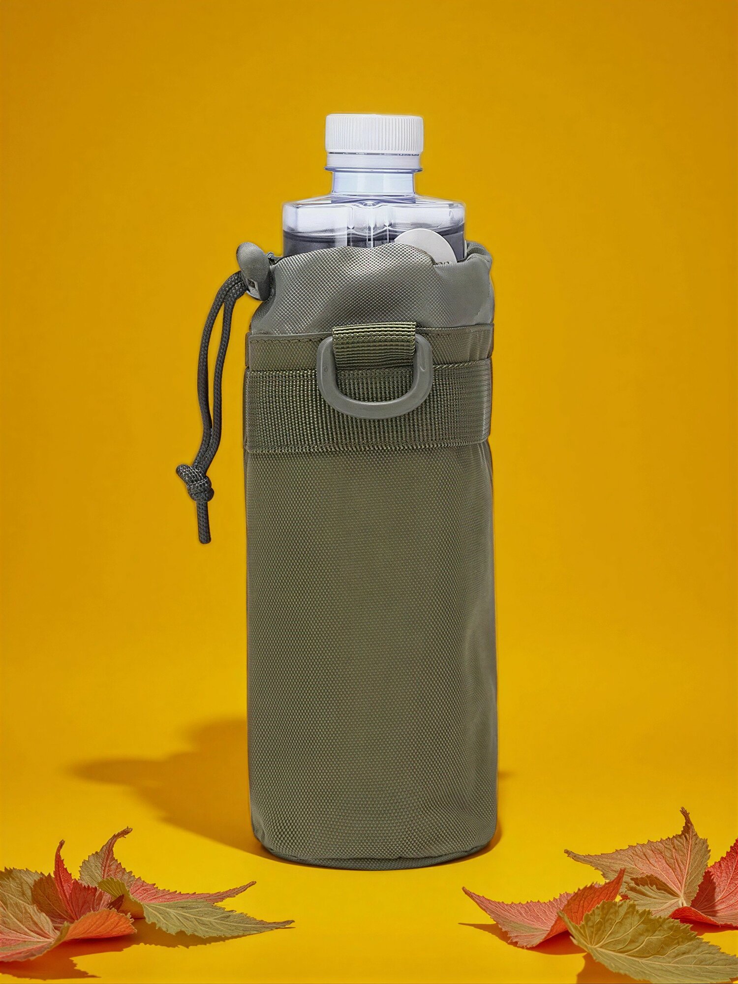 Тактический подсумок, сумка для бутылки с водой, цвет оливковый