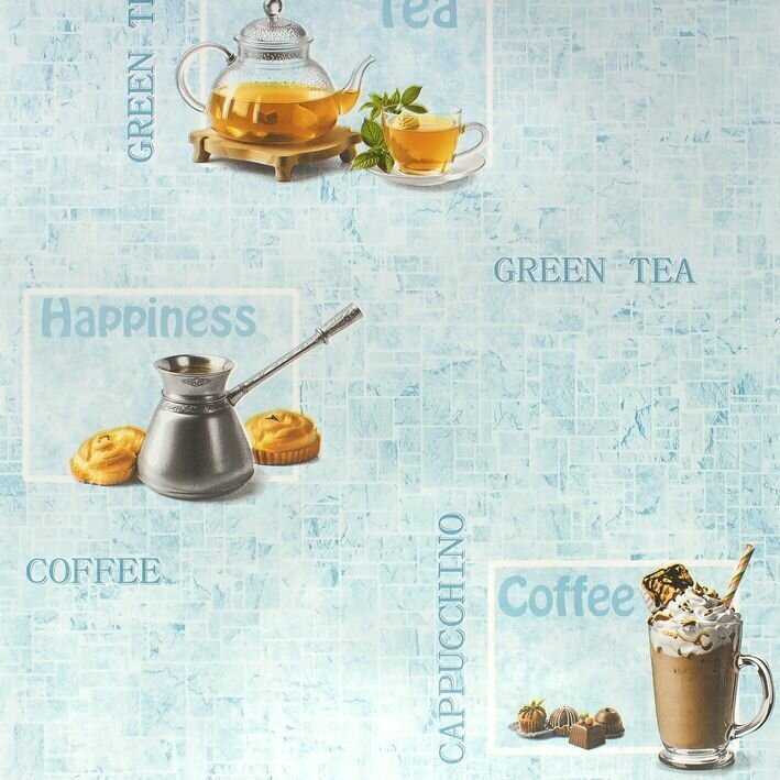 Обои бумажные, моющиеся, полуметровые, 0,53*10м, Фиеста 1