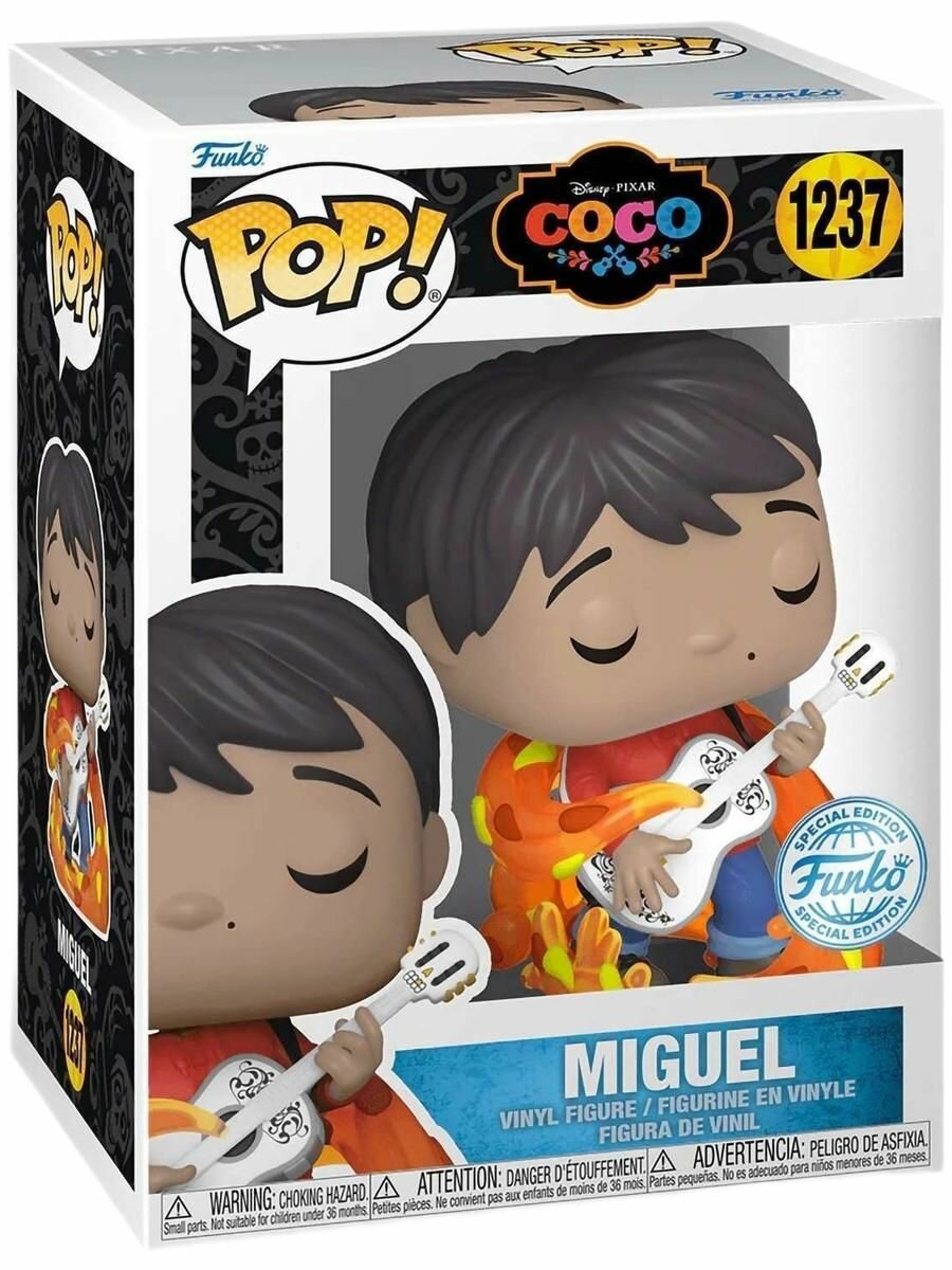 Фигурка Funko POP! Disney. Coco: Miguel with guitar (GW) (Exc) (1237)
