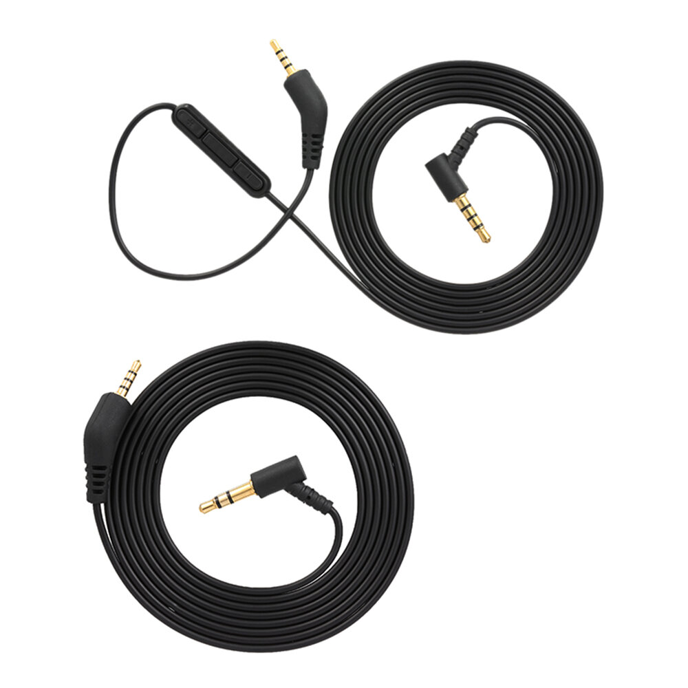 3,5 мм на 2,5 мм аудиокабель для BOSE QC3 с микрофоном, регулятором громкости, шнуром для наушников с управлением на проводе