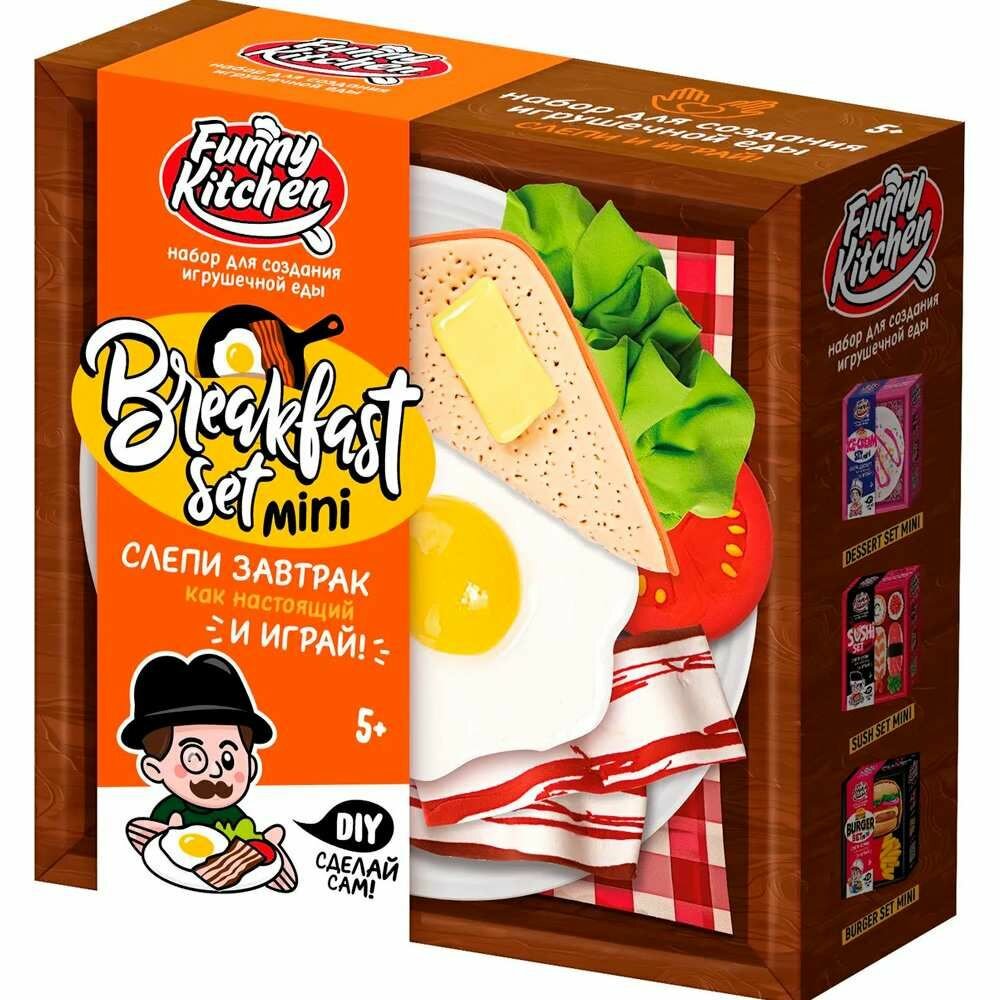 Лизун Slime лаборатория Funny Kitchen Breakfast set mini